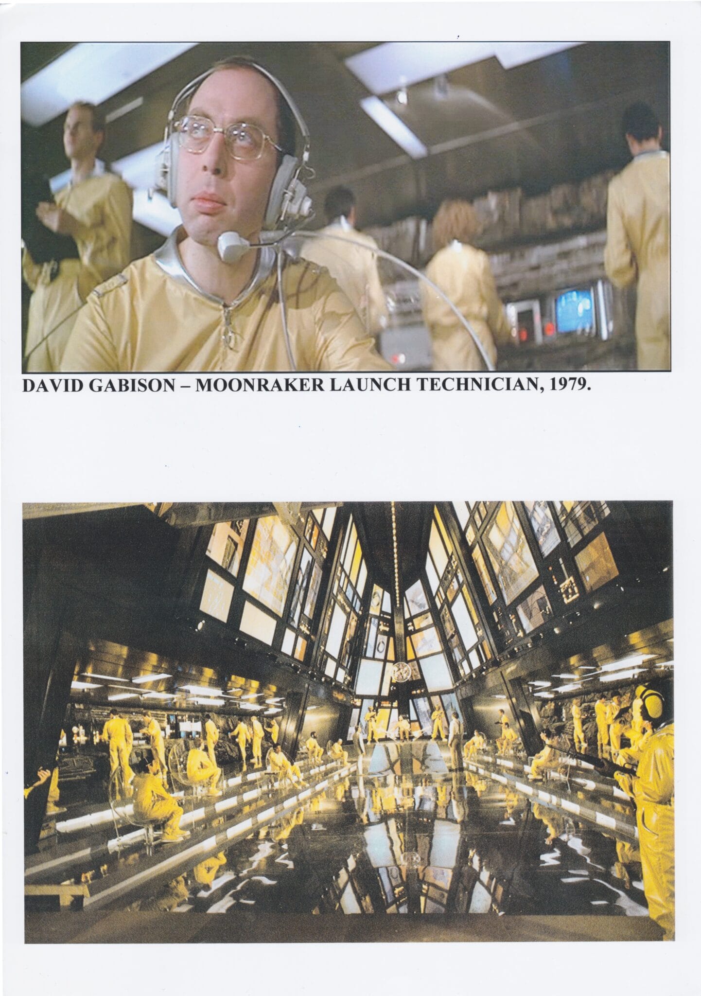 David Gabison - Moonraker Launch Technician - "Moonraker" - The Bond ...