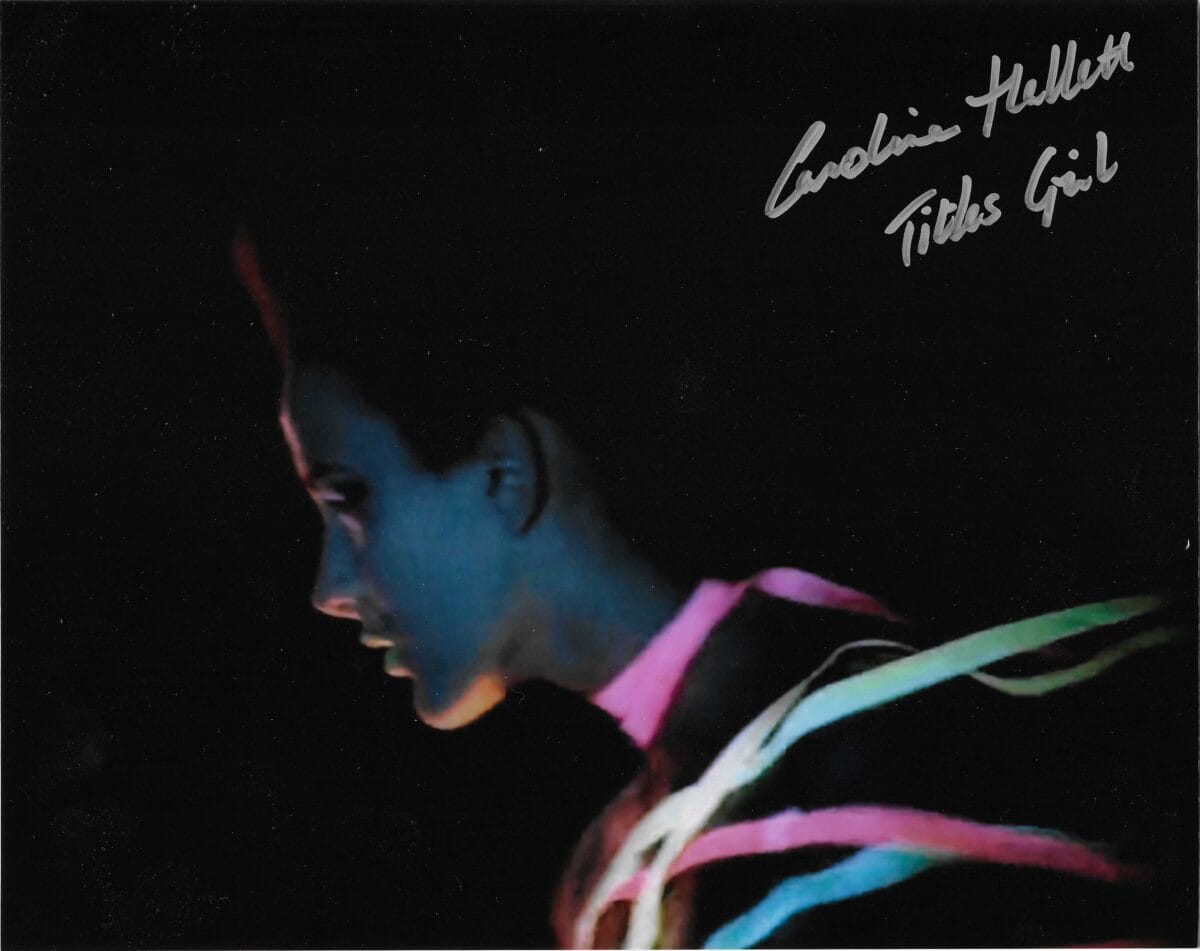 Caroline Hallett - Titles Girl - "AVTAK" - The Bond Archives